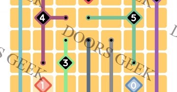 Logic Traces 7x7 Level 2 ~ Doors Geek