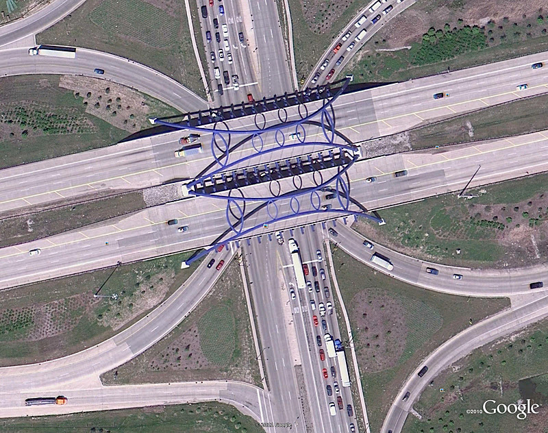 Bridge of the Week: Michigan's Bridges: I-94 Gateway Arch Bridges (2)
