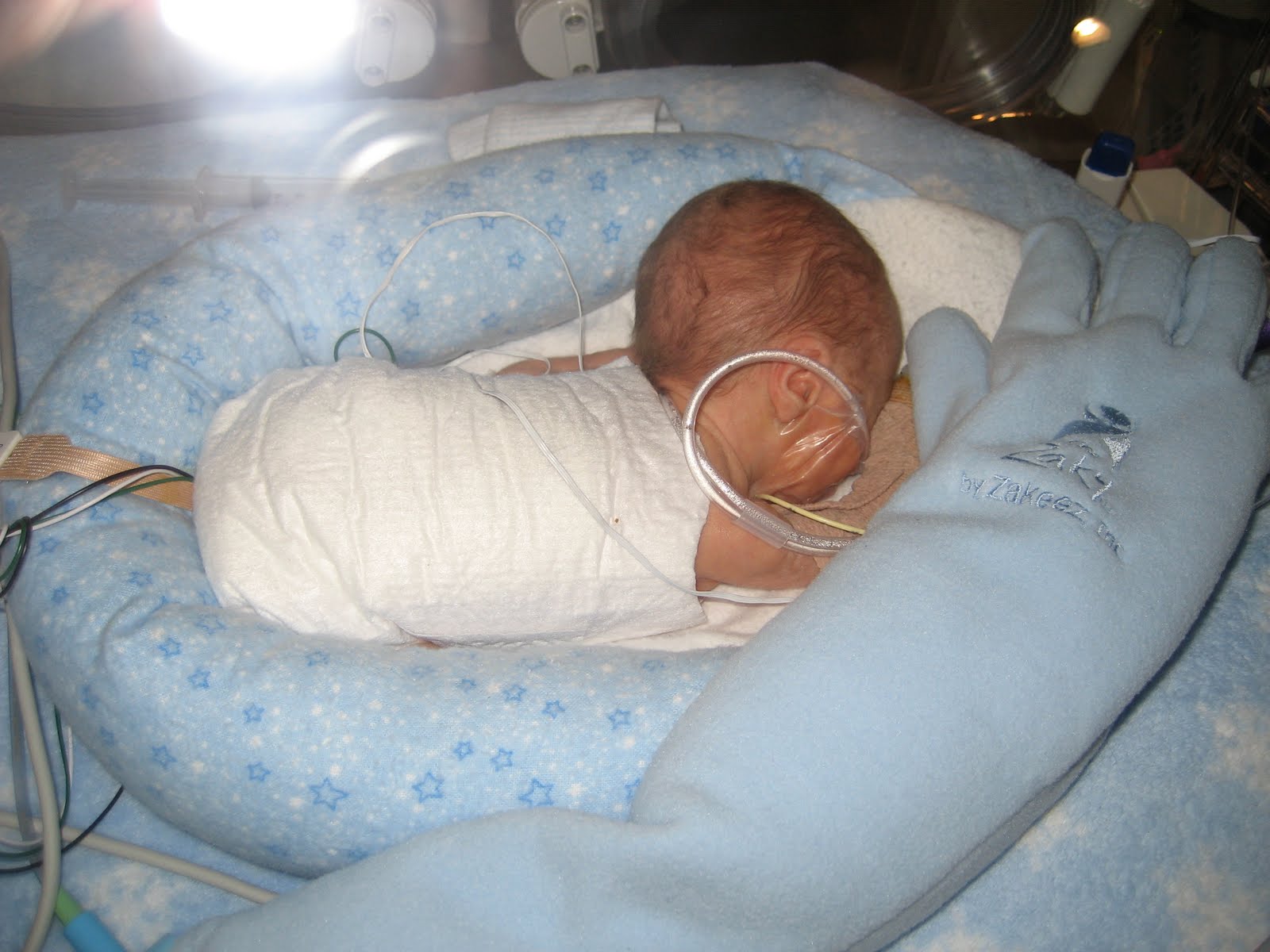 Our Story...: Zaky hand