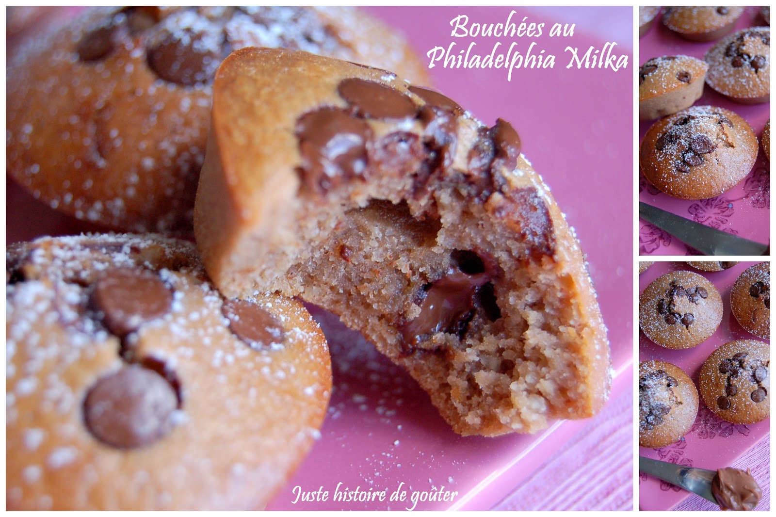 Juste histoire de goûter: Bouchées au Philadelphia Milka