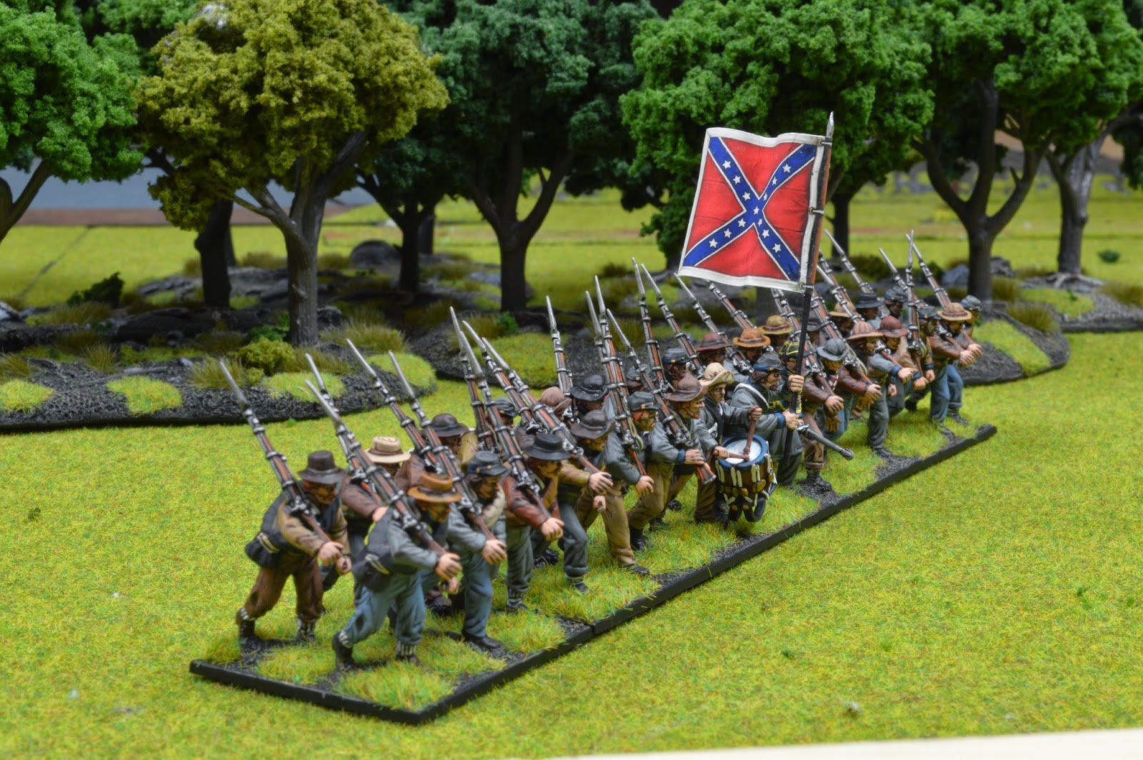 Jay's Wargaming Madness: ACW Confederate Infantry - 57th Virginia