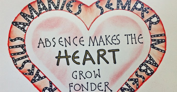 Art with Yogi: Calligraphy - Absence Makes The Heart