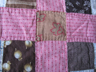 Collector With A Needle: Antique Nine Patch, Wooden Accessories and Sampler