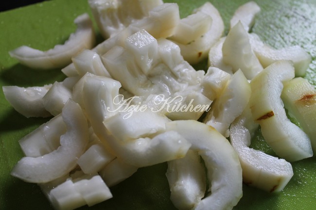 Masak Lemak Udang Dengan Timun Tua Yang Sedap - Azie Kitchen