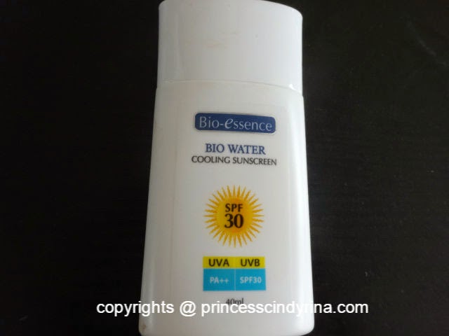 BEAUTY REVIEW : BIO ESSENCE COOLING SUNSCREEN