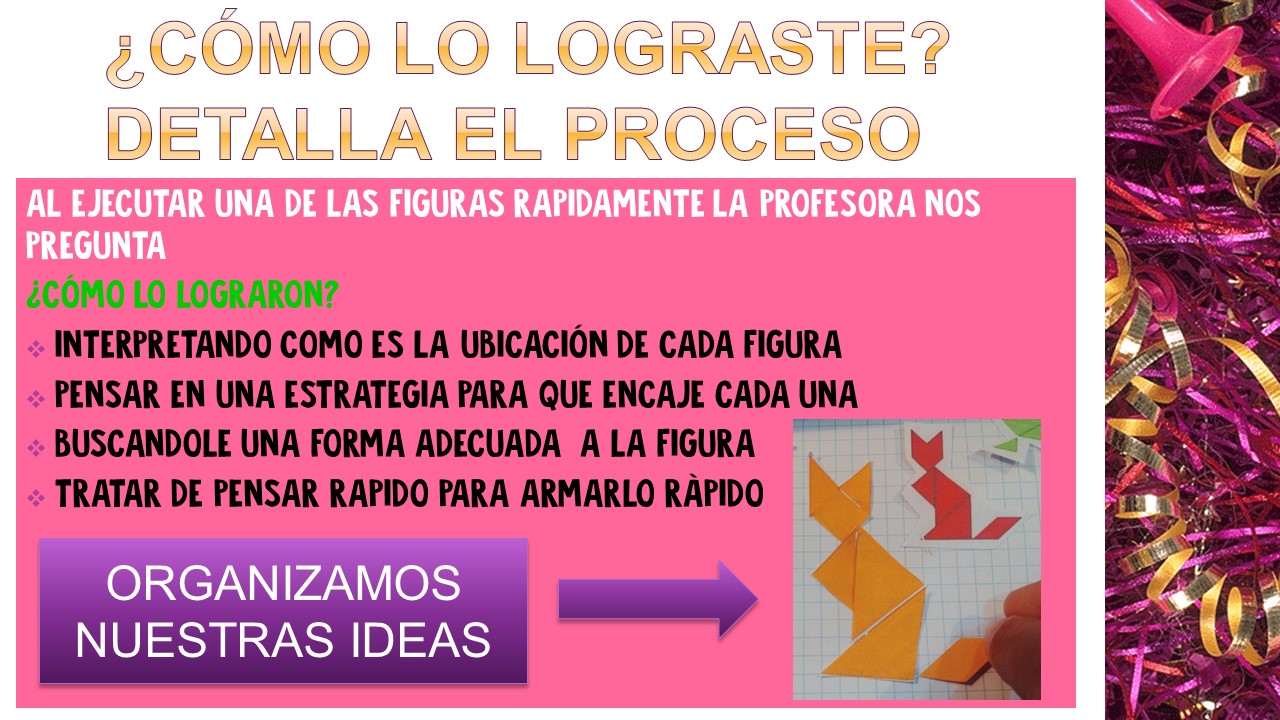 ORGANIZO LA INFORMACIÓN PARA COMPRENDER MEJOR