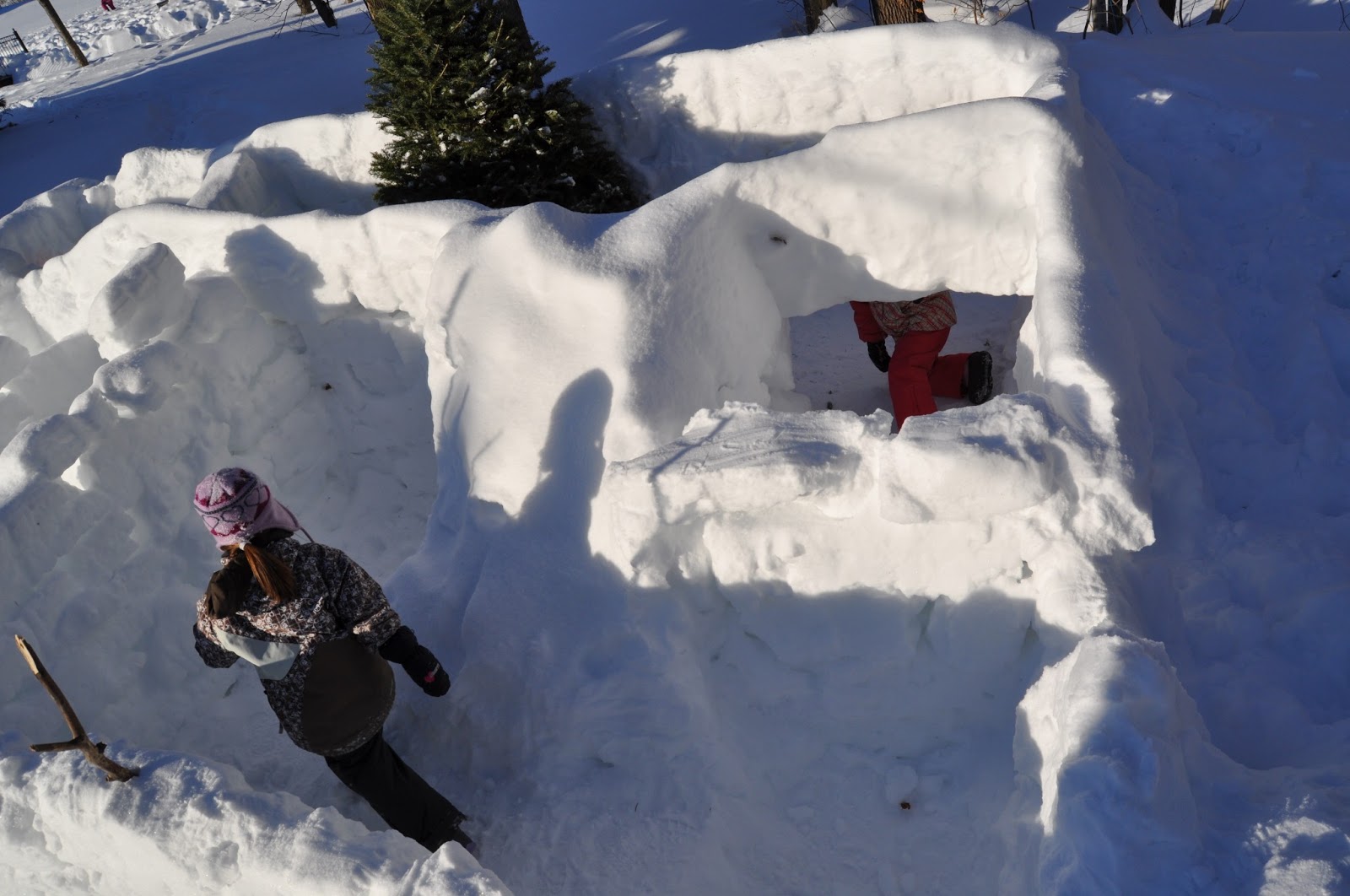 Best Snow Fort EVER