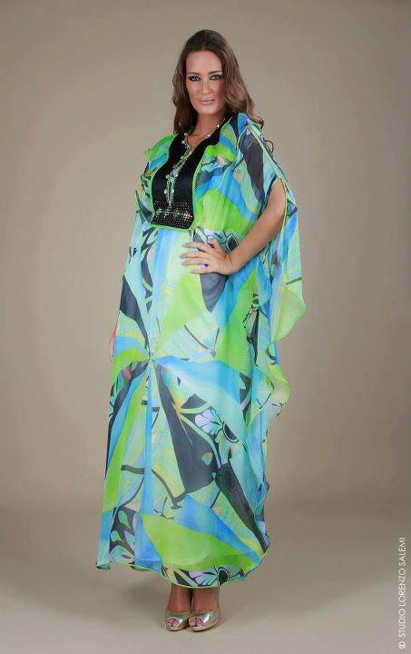 Collection de Caftan porté par AMINA ALLAM - new caftan maghrebi 2014