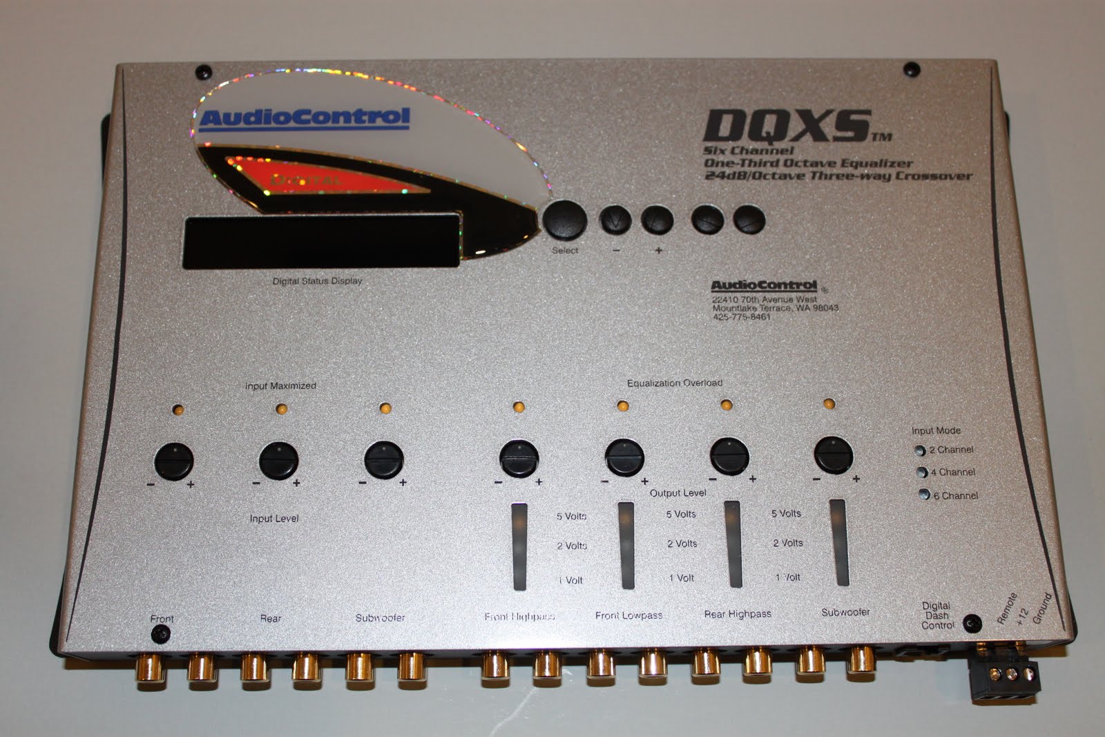 Stereowise Plus: AudioControl DQXS Six Channel Digital Crossover and ...