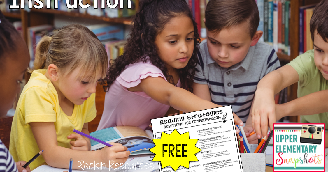 How to Build Reading Strategies into Instruction | Upper Elementary ...
