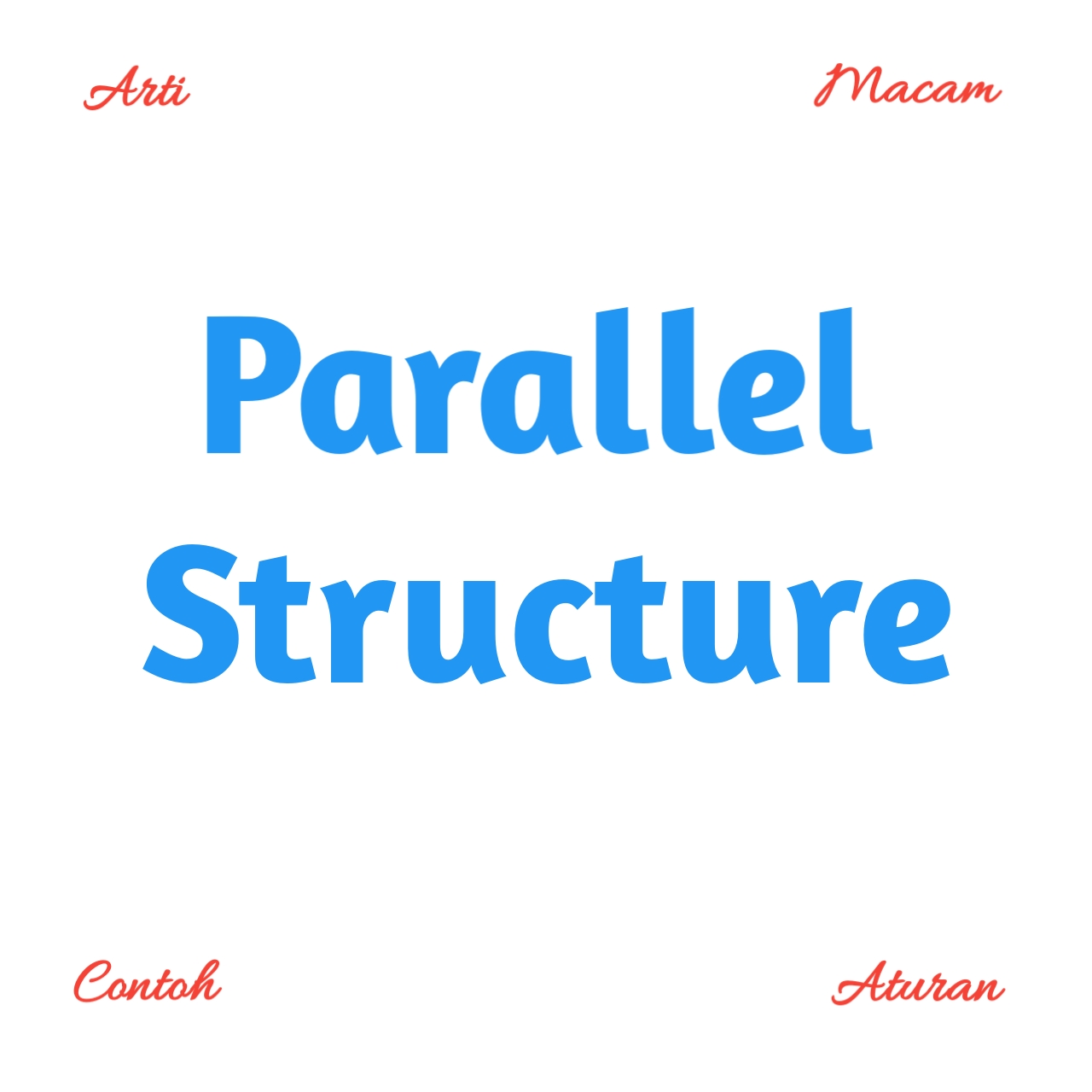 Parallel Structures | Arti Macam Contoh dan Aturan ~ Dunia Bahasa Inggris