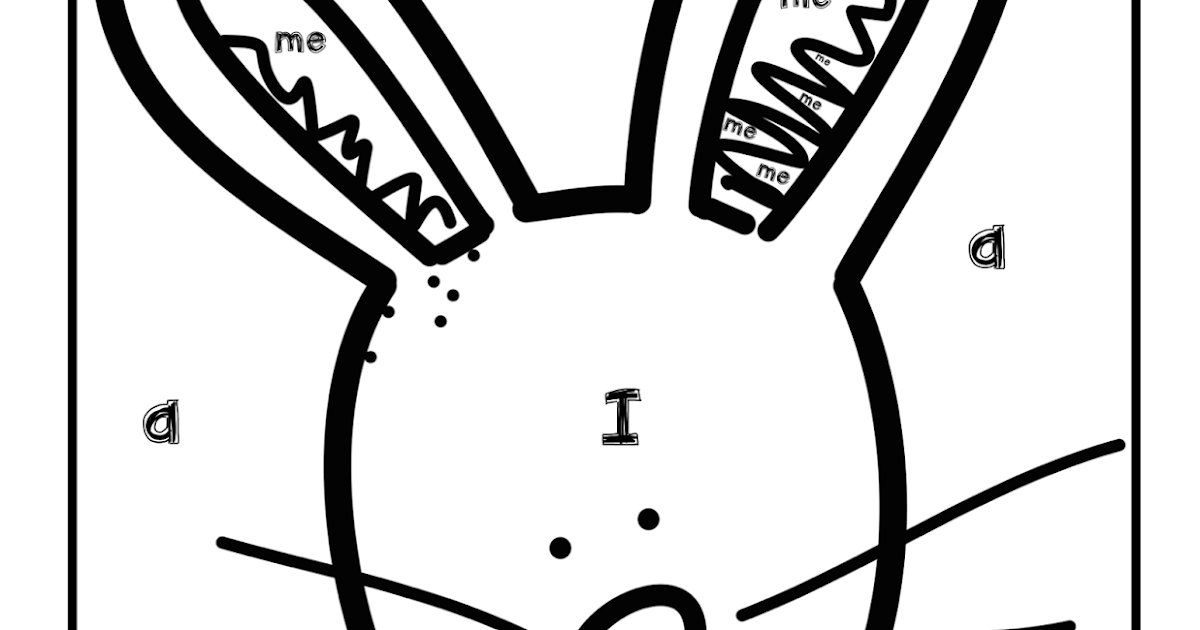 Classroom Freebies Too: Color by Code with Sight Words: Spring Bunny