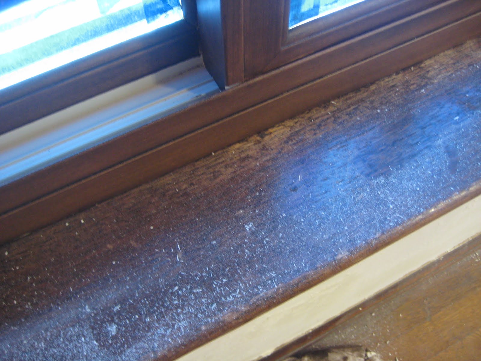 Stained “Wood” Window