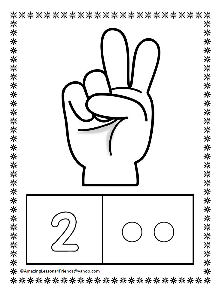 Amanda Duda, Pedagogia e Libras: Number Sign Language Coloring Sheets 0 ...