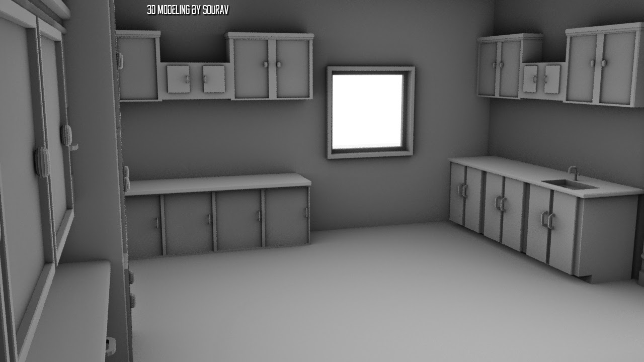 3D Works: Interior Modeling in Maya