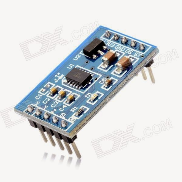 ArduinoProg: ACELERÔMETRO 3 EIXOS MMA7361 + LCD 16x2 + Arduino