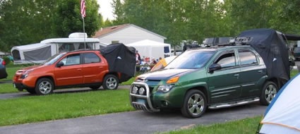 Hello USA: pontiac aztek tent
