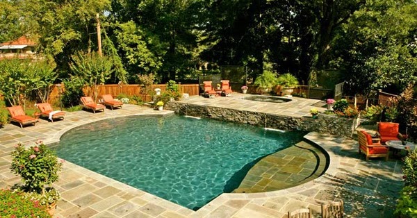 Berbagai Bentuk Kolam Modern dan Mewah - Rancangan Desain Rumah Minimalis