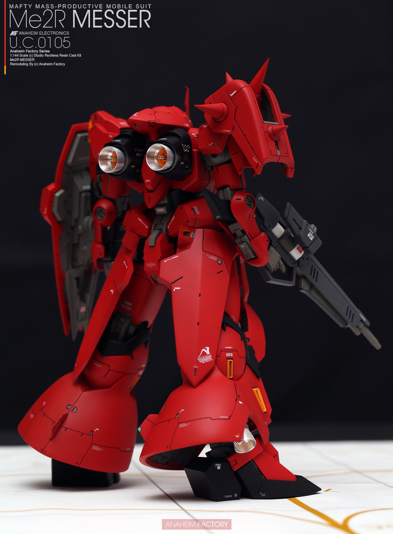 Custom Build: STUDIO RECKLESS 1/144 ME-02R Messer