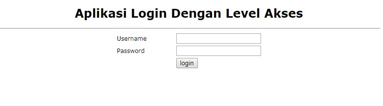 Membuat Hak Akses User Menggunakan Level Dengan PHP dan MySQL - Belajar Webpedia