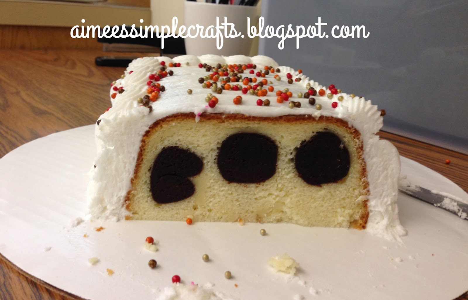 "Surprise Inside" BOO Cake