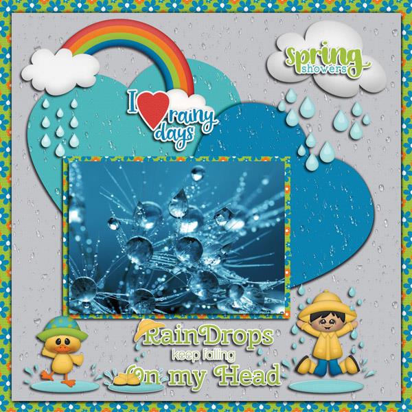 BoomersGirl Designs: "Spring Showers" Digital Kit