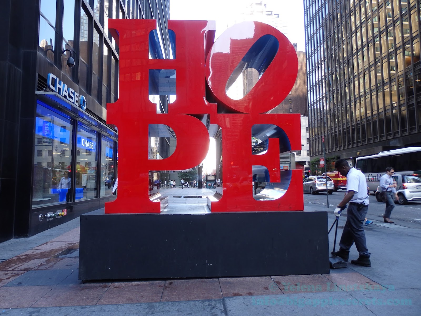 Big Apple Secrets: Love and Hope by Robert Indiana