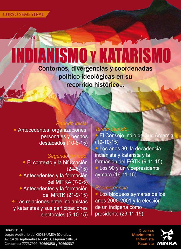 INDIANISMO Y KATARISMO Contornos, divergencias y coordenadas político ...