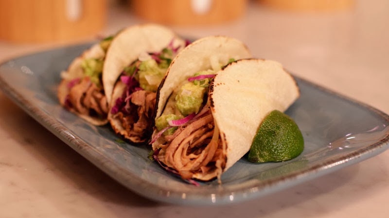 Chipotle Pork Soft Tacos - A Year of Slow Cooking