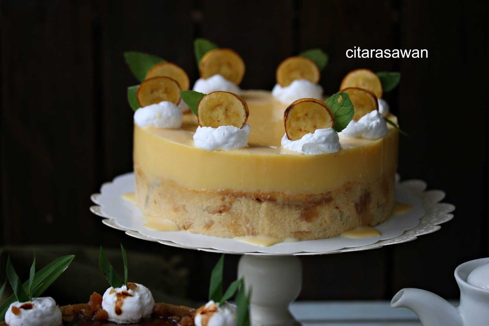 Puding Roti Pisang Berkrim / Creamy Banana Bread Pudding ~ Resepi Terbaik