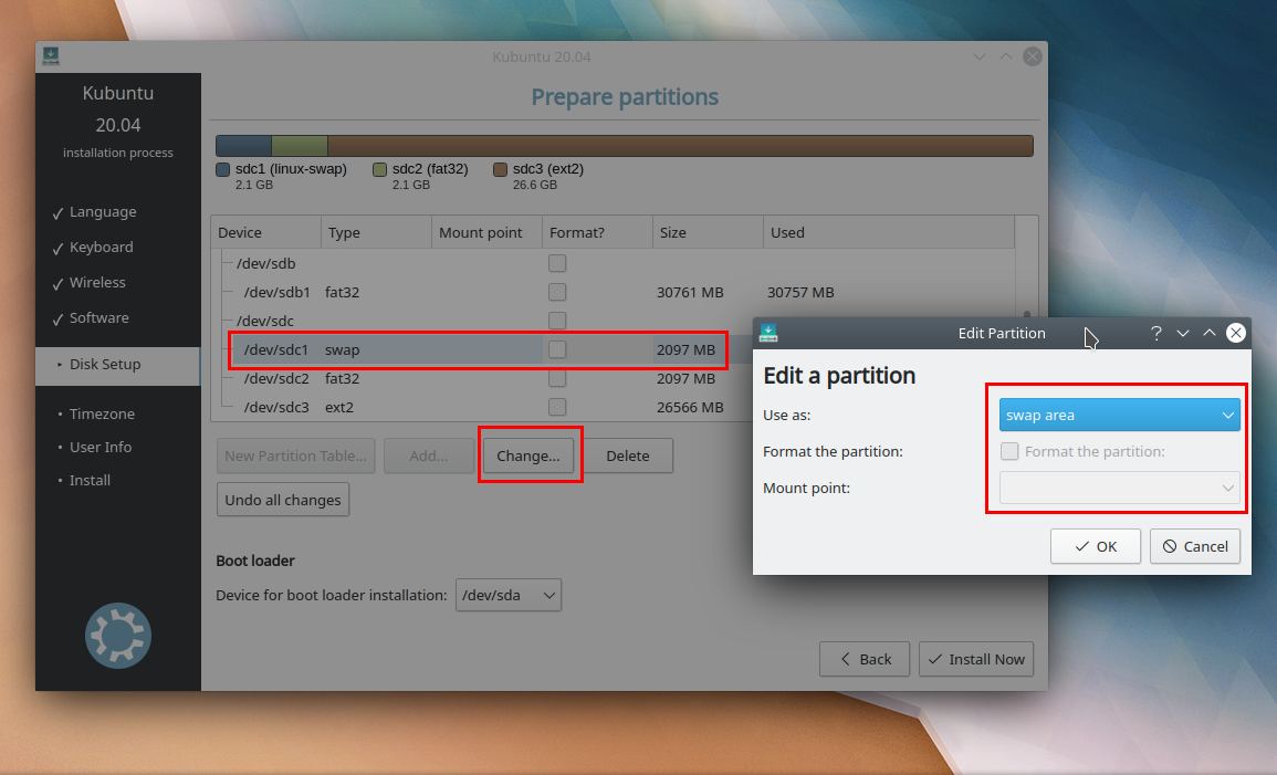 How To Install Kubuntu 20.04 LTS + Dualboot + UEFI + External Drive