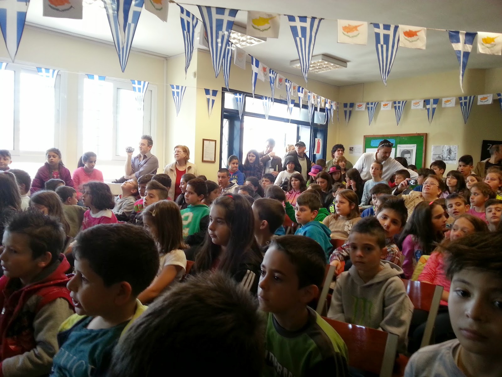 3ο ΔΗΜΟΤΙΚΟ ΣΧΟΛΕΙΟ ΑΝΘΟΚΗΠΩΝ ΝΕΑΣ ΕΥΚΑΡΠΙΑΣ "ΕΚΔΗΛΩΣΗ ΓΙΑ ΤΗΝ 60η ...