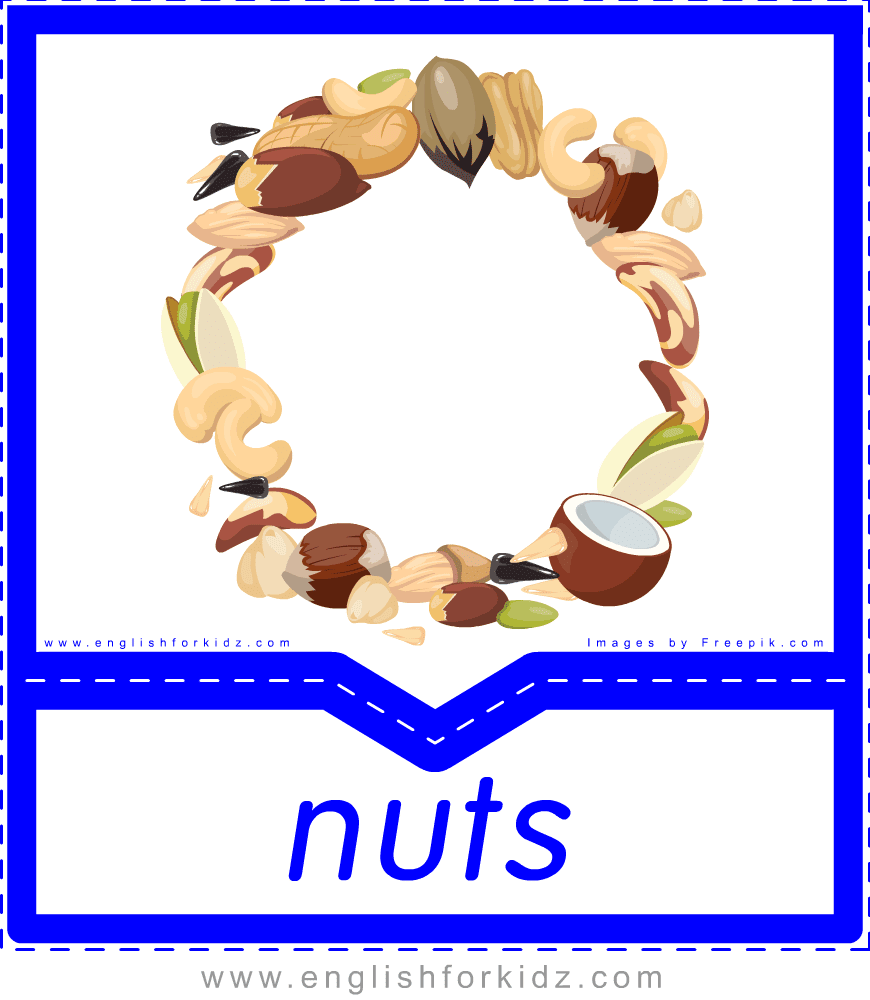 Printable Food & Drinks Flashcards. Part 4.