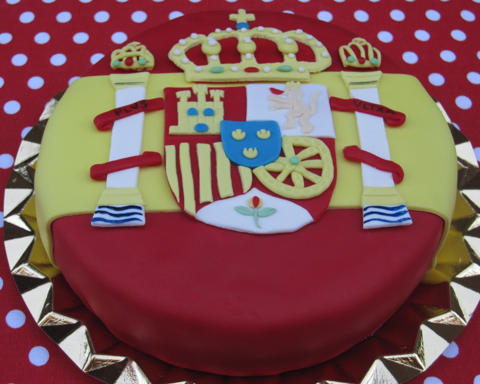 Jarita's Cookies: Tarta Bandera de España