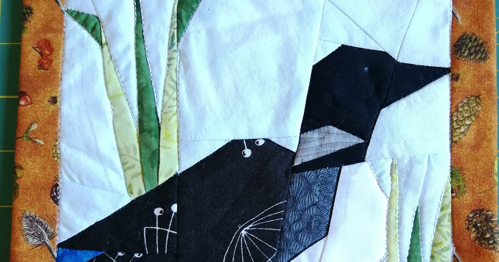 Quilting & Learning - What a Combo!: A loon, a bear and a binding tutorial