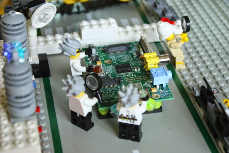 Easily Distracted: The evolution of Raspberry Pi: a Lego scene