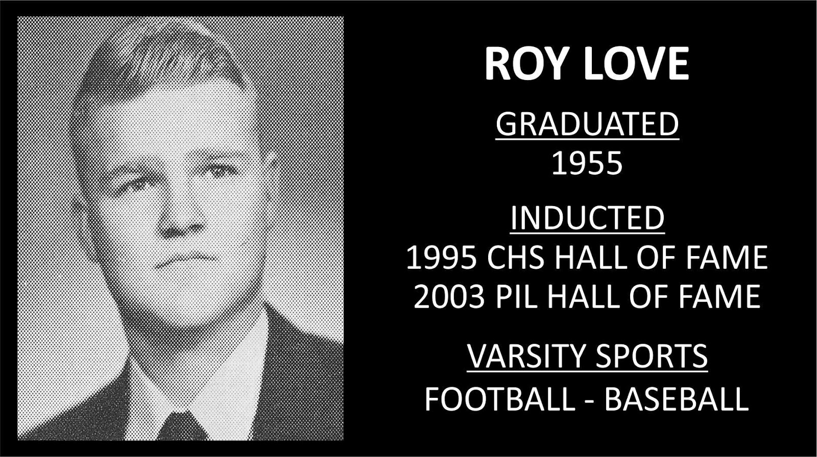 Mel Krause CCHSAA Hall of Fame: 1955-Roy Love