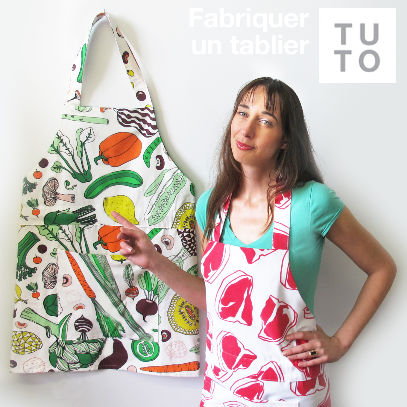 Tutoriel: Fabriquer un tablier | Blogue de couture DIY de la Fabrique ...