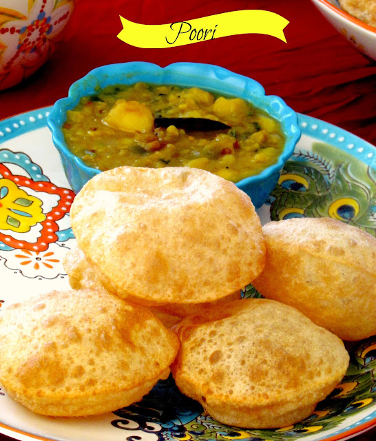 Savitha's Kitchen: Poori - Puffed Indian flat bread / Blogging marathon ...
