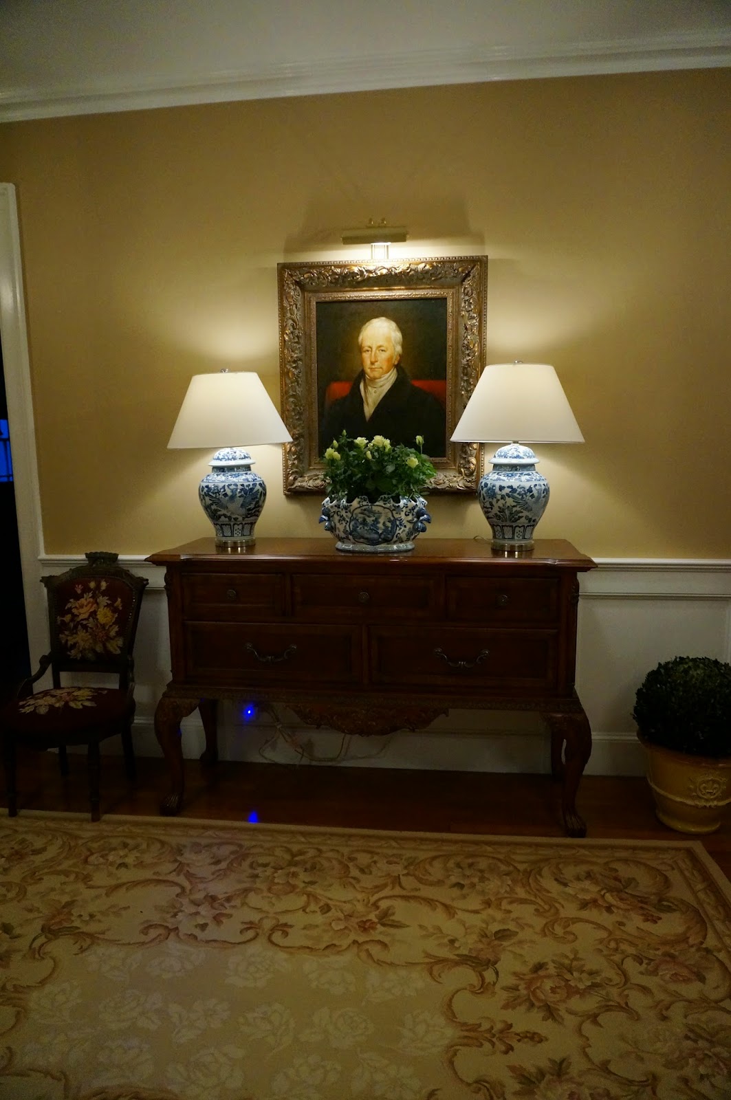 Room Reveal: The Front Hall - Preppy Empty Nester F