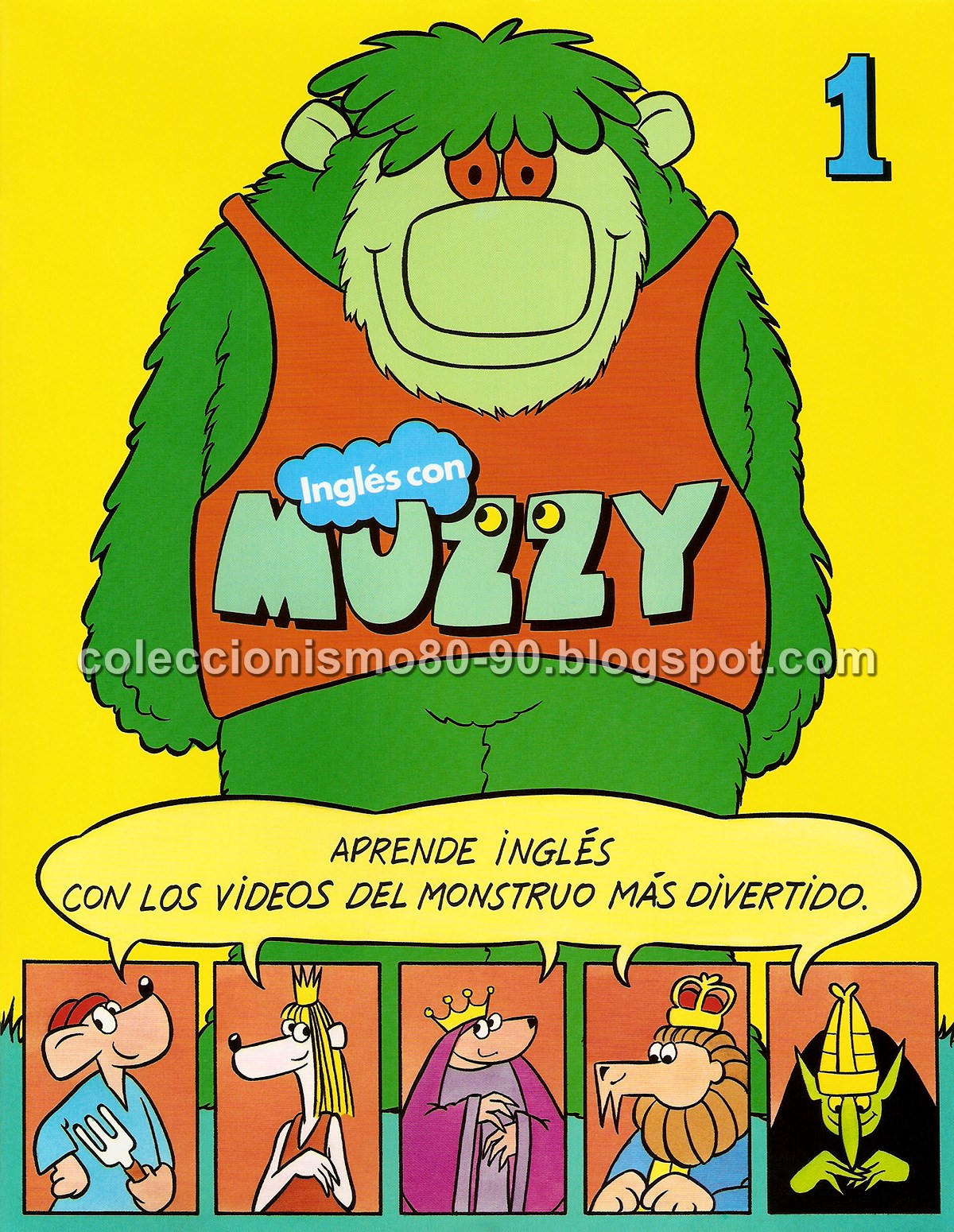 Coleccionismo 80-90: APRENDE INGLÉS CON MUZZY