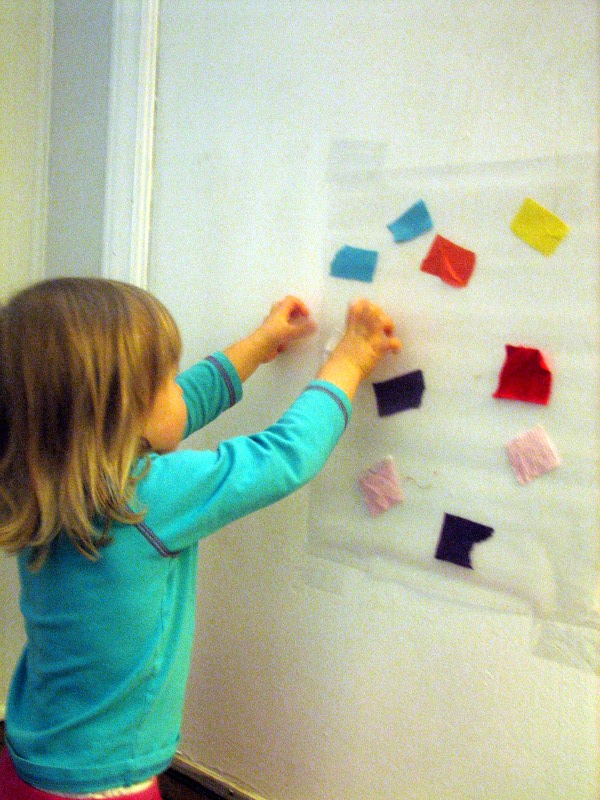 Mary Ann's House: Toddler Activity: Sticky Collage