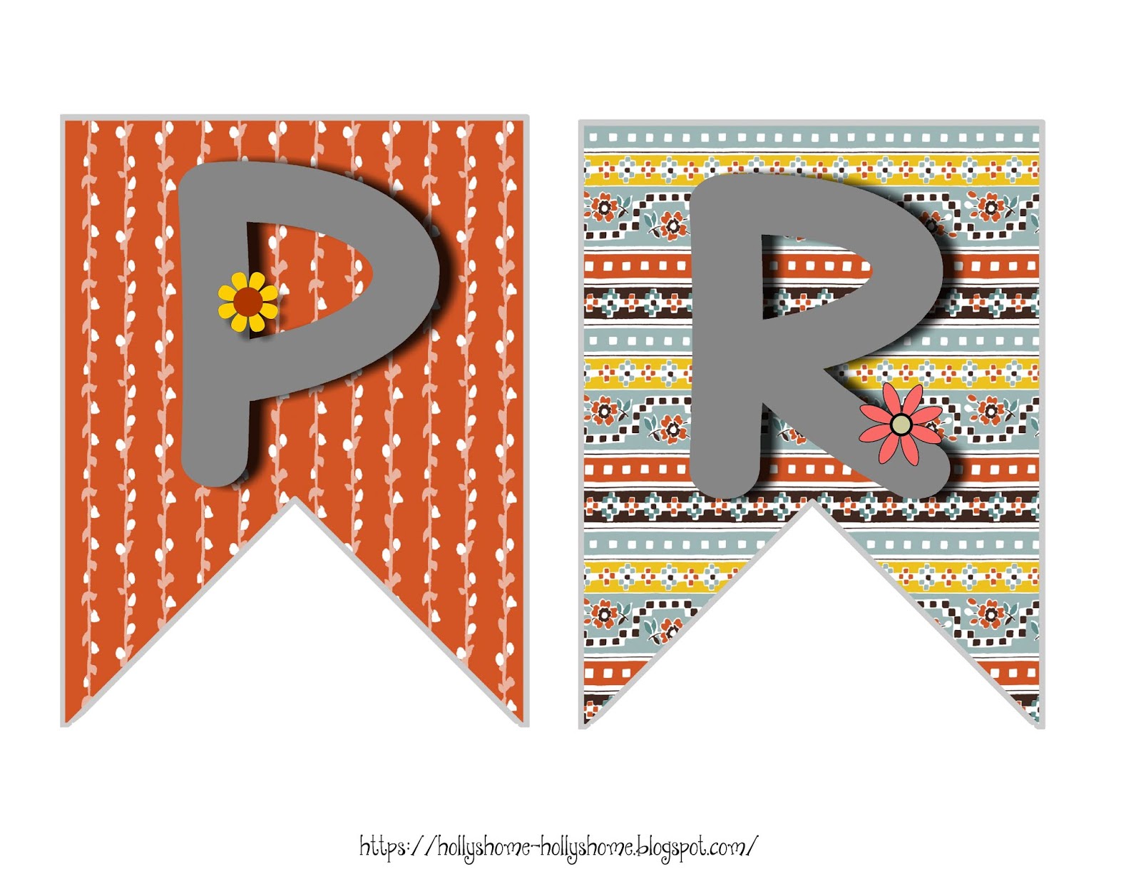 HollysHome Family Life: Hello Spring - Free Printable Banner From ...