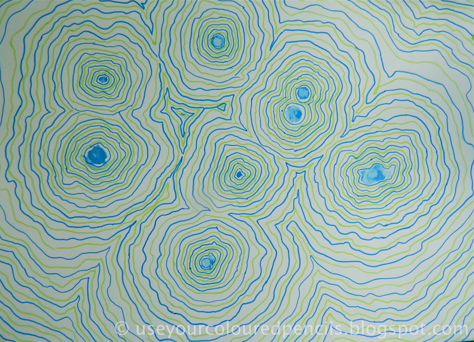 Use Your Coloured Pencils: Aboriginal Inspired Line Drawings