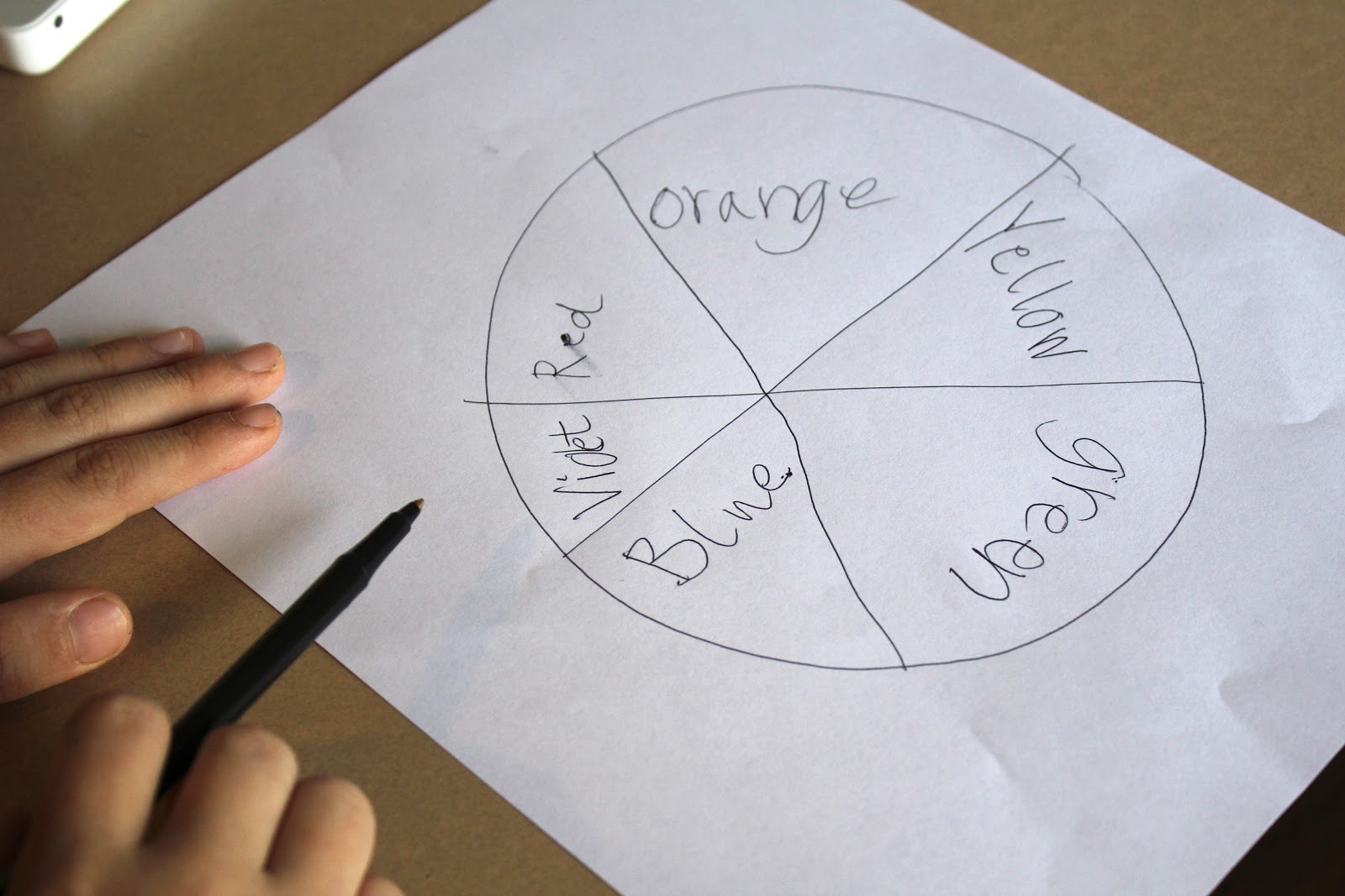 Frozen Knickers: First Grade Color Wheel