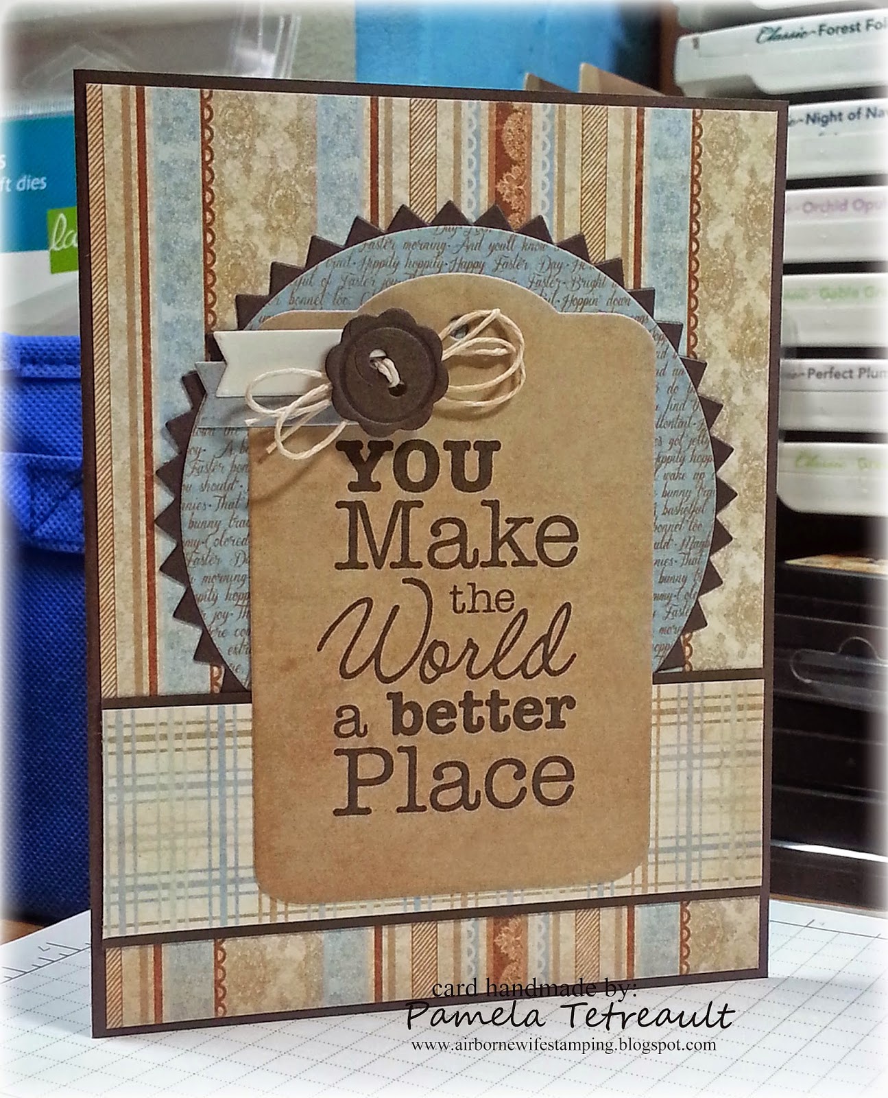 airbornewife's stamping spot: MFTWSC194 "YOU MAKE THE WORLD A BETTER ...