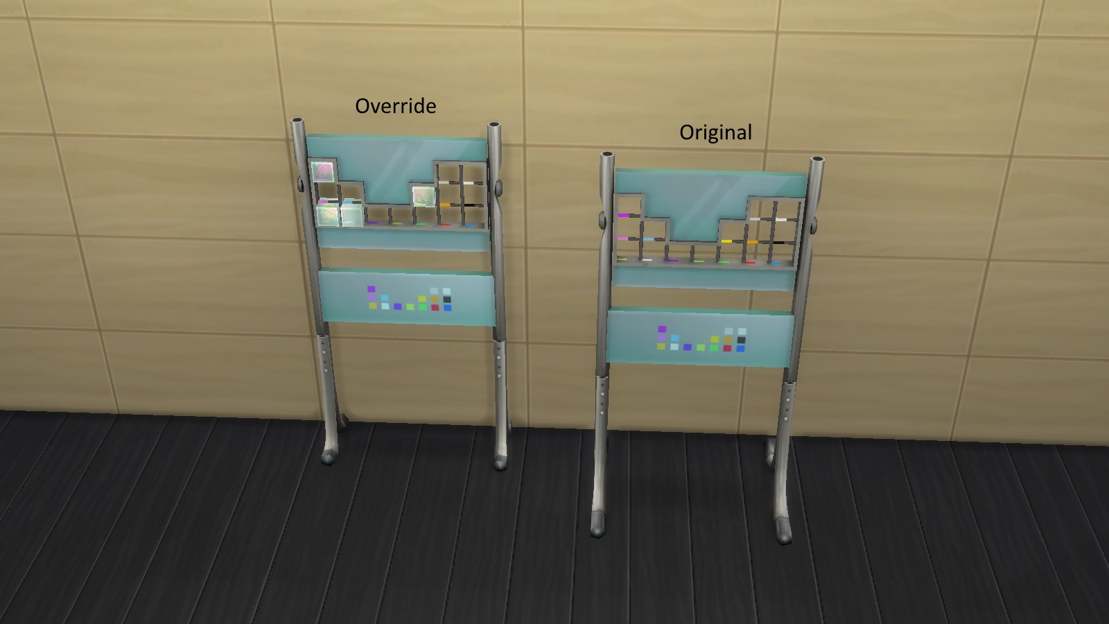 My Sims 4 Blog: Smaller Elemental Display Rack by chaggith