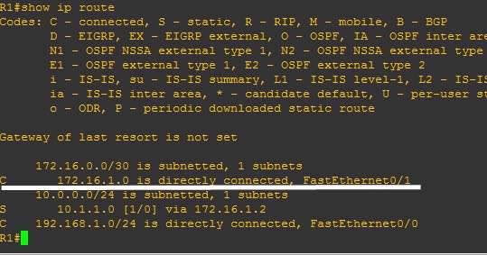 Soporte de Redes: Configuracion de rutas estáticas en un Router Cisco Parte II