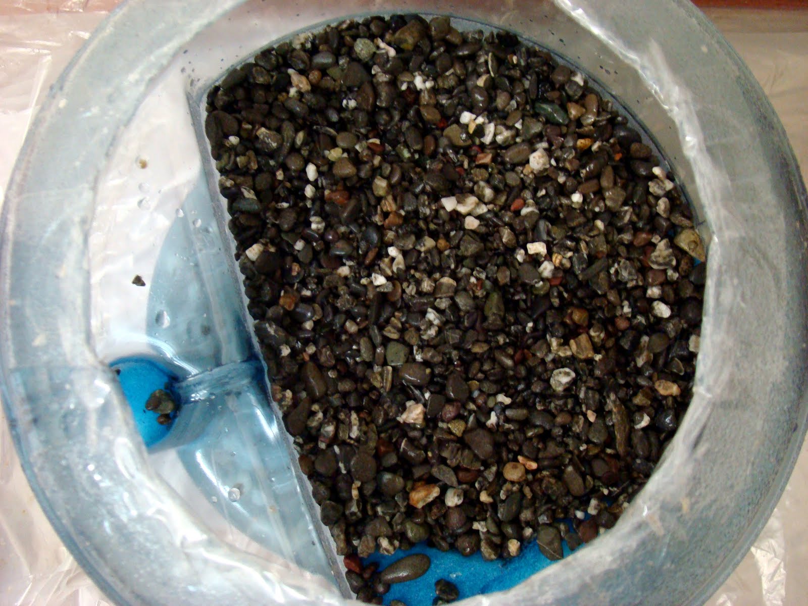 Ancient Green: Building a Sand-Gravel Filter.