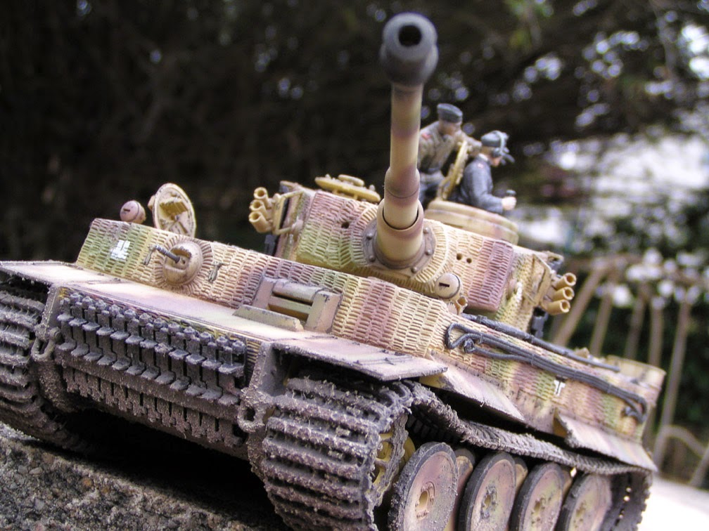 The Singapore otaku : Pla Model (1): Tiger I Early version with zimmerit